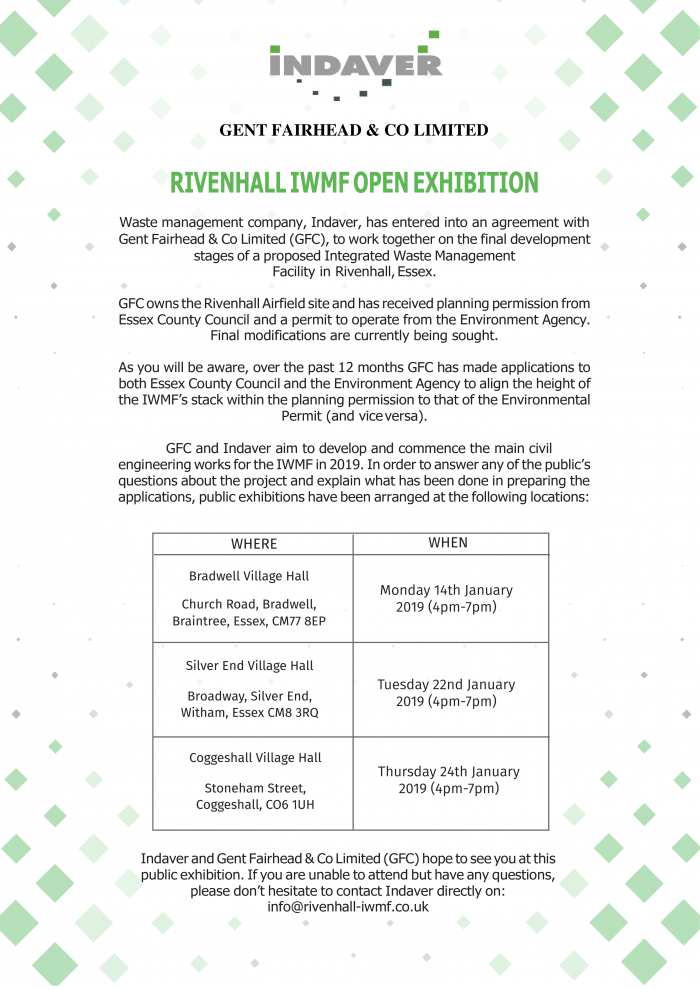 Rivenhall | Rivenhall IWMF Open Exhibition