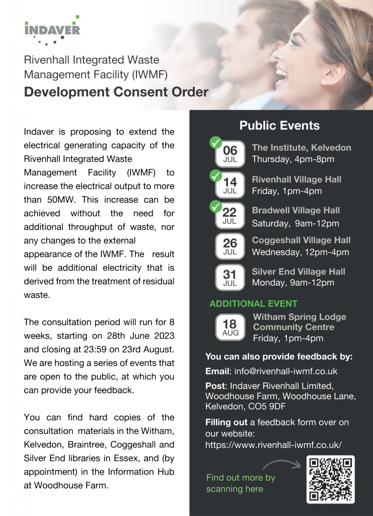 Rivenhall | Upcoming public events